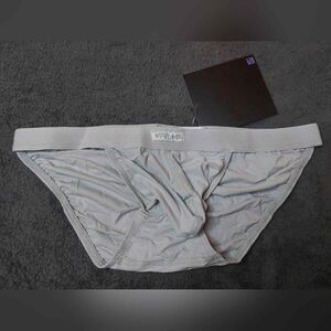 Ergowear | Underwear & Socks | Ergowear Slk Mens Bikini Pouch Brief Silver Size Small Tanga ...